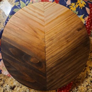 Ombre Wood Round MADE TO ORDER Modern Wood Art Wood | Etsy