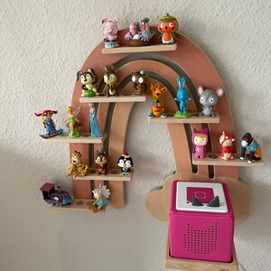 Tonie-Regal Musikbox-Regal Toniebox-Regal Regenbogen Pink Rosa - Etsy.de