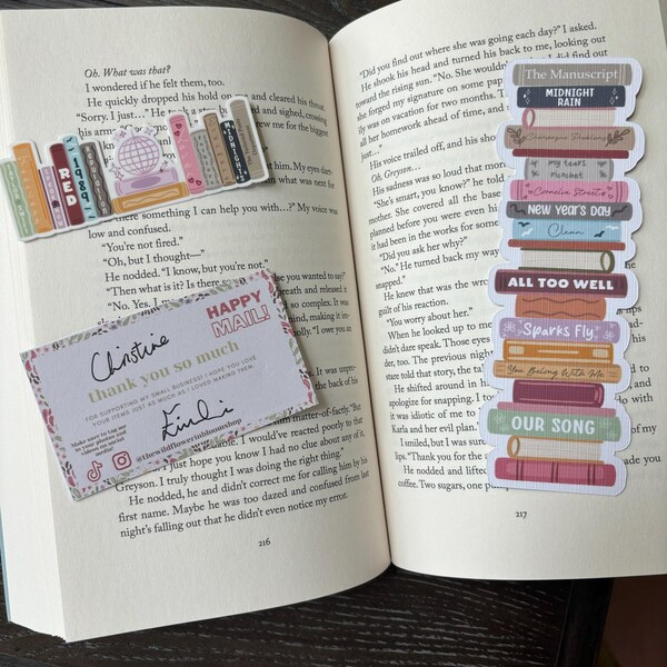 Tswift Personalised Album Songs Bookstack Linen Bookmark | Album ...