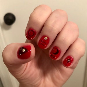 Pagan Ouija Board Witch Nail Decals Waterslide Type Mystical Magickal ...