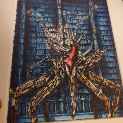 Lost Port Ink Drawing, Art Print. A5, Original Drawing, Black and White ...