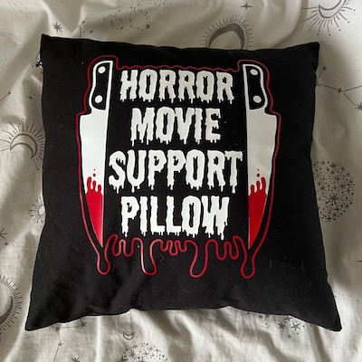 Horror Movie Support Pillow Cushion Cover Black Gothic Home Decor ...