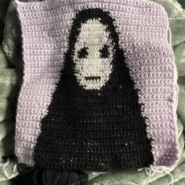 Anime Crochet Blanket Pattern PDF Anime Movie Patchwork - Etsy