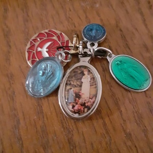 Sacred Heart Scapular Medal Blessed by a Priest, Sacred Heart of Jesus ...