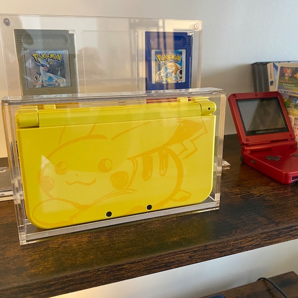 3DS XL/NEW 3DS XL Console System Cartvault Acrylic Display Storage for ...