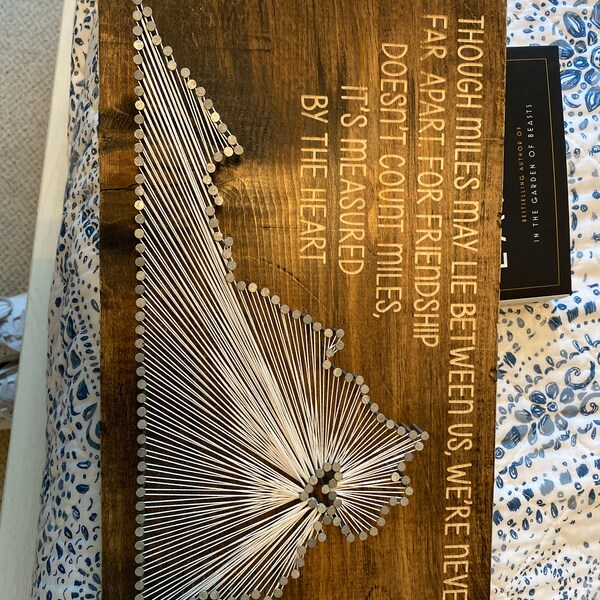 Virginia String Art, Virginia Decor, State String Art, Virginia Nail ...