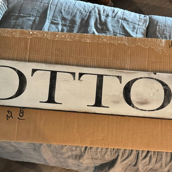 Cotton Sign / You Pick Size /farmhouse Sign / Hand Painted Distressed ...