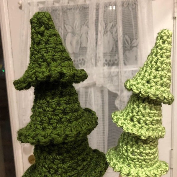 PDF Crochet Pattern for the Rustic Christmas Tree Set - Megmade With ...