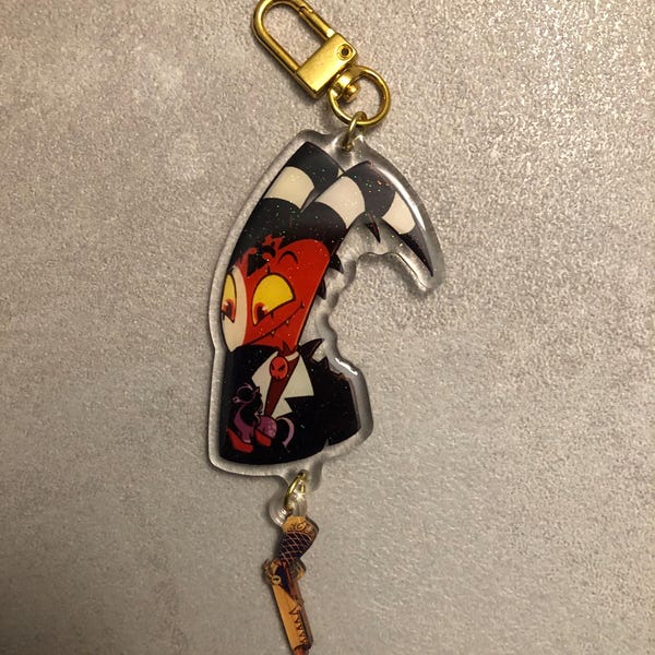 Helluva Boss Blitzø & Stolas Keychains + Charm (reversibles) - Etsy