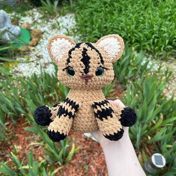 Amigurumi Sand Cat Pattern, Crochet Sand Cat, PDF Pattern, Sand Cat ...