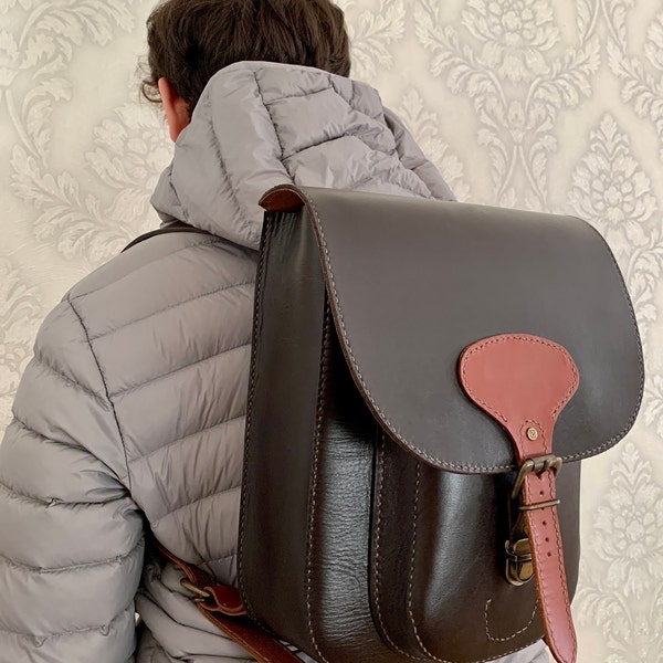 Elf Backpack Pattern, Back to School Leather Rucksack, PDF Pattern and ...