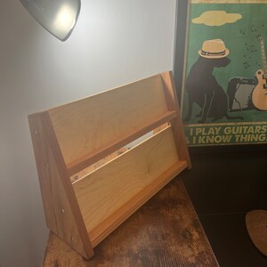 Vertical Desktop Pedalboard / Effects Pedal Stand / Guitar Pedals ...