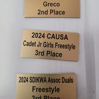 Custom Engraved 1x3 Employee ID Name Tag / Badge With Pin or Magnetic ...