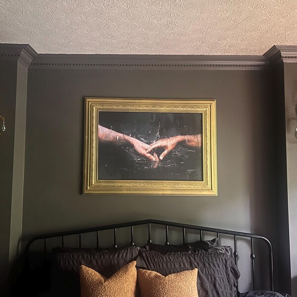 Magic Forest Wall Art Fantasy Painting Lightning Bug electric Forest ...