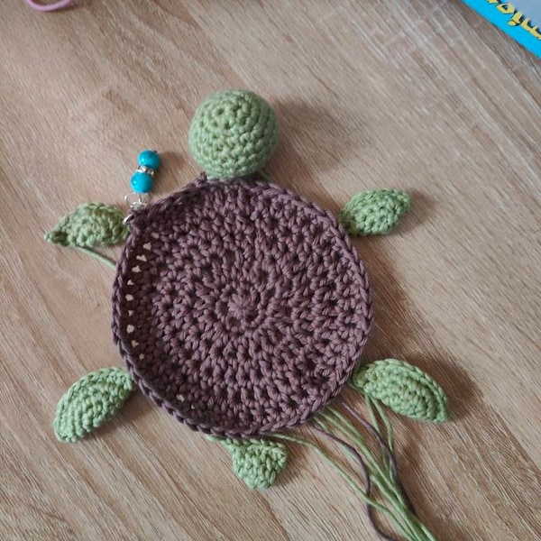 Crochet Turtle Coaster PDF PATTERN - Etsy