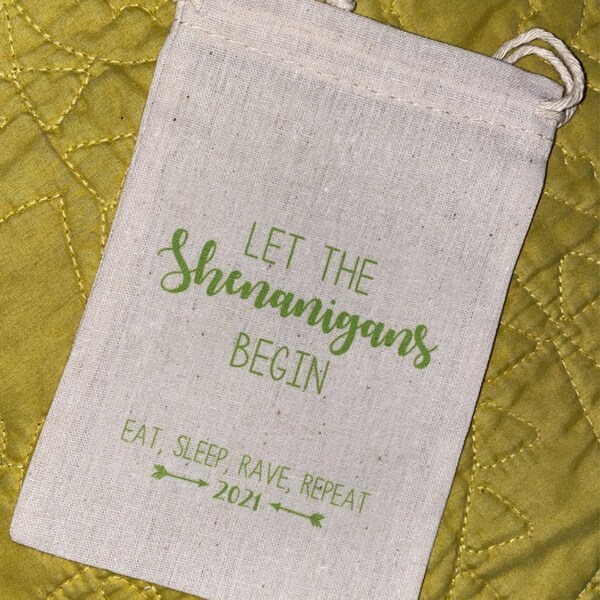Let the Shenanigans Begin Custom Adult Party Favor and Gift Bags for ...