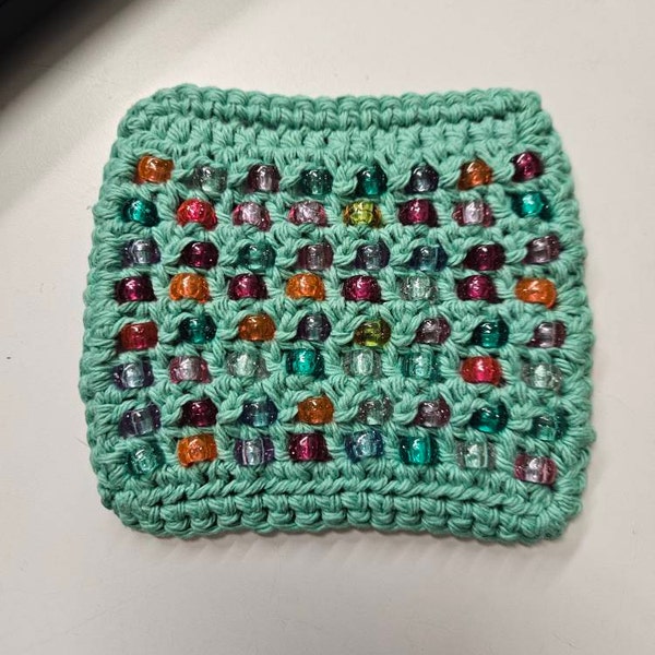 Beaded Fidget Square Crochet Pattern: Beginner Friendly, No Sew ...