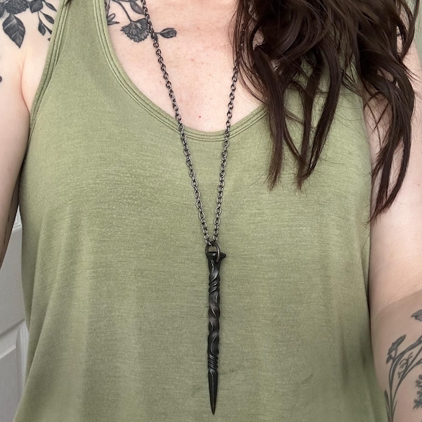 Necklace Hex Nail Candle Scribe Incantations Spell Witchcraft ...