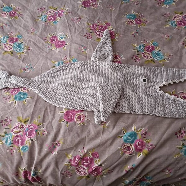 Shark Crochet Sock for Leg Amputee PDF Pattern Only - Etsy