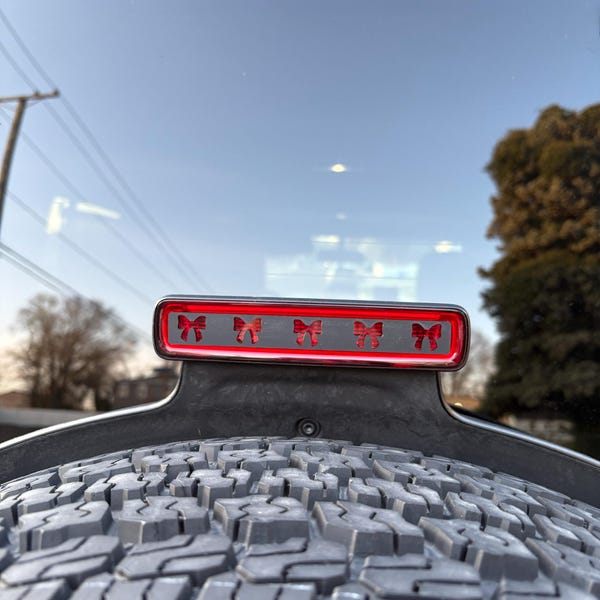 Bow 3rd Brake Light Cover/ Fits 2018-24 JL Wrangler Jeeps - Etsy