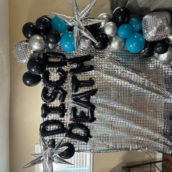 Custom Cursive Script Letter Balloons 16 Inch Foil Balloon Letters ...