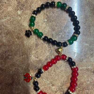 Teen Titans Starfire and Robin Themed Bracelets, DC Comics Matching ...