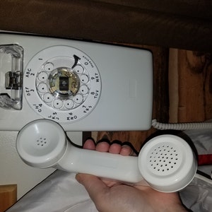 Vintage Fully Restored Rotary Wall Telephone - Ivory - Etsy