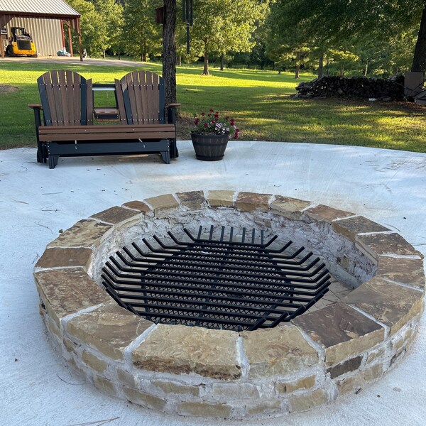 Lift off Dome Fire Pit Safety Screen 304 Stainless Mesh Steel, Round ...