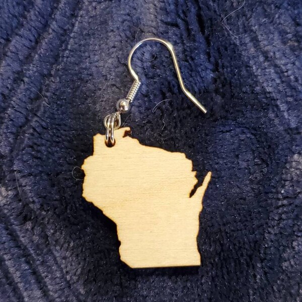 1" Wisconsin Cutouts, Wisconsin Cut Outs - DIY Earring Supplies ...