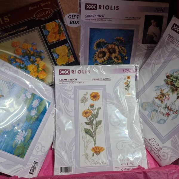 RIOLIS PREMIUM Counted Cross Stitch Kit 100/029 Persian Garden ...