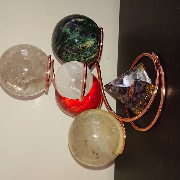 Unique Style Wooden Sphere Stand, Holds Most Size Spheres, Unique Way ...