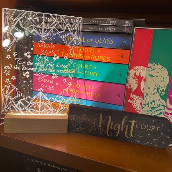 Officially Licensed ACOTAR Night Court LED Acrylic Light - Etsy