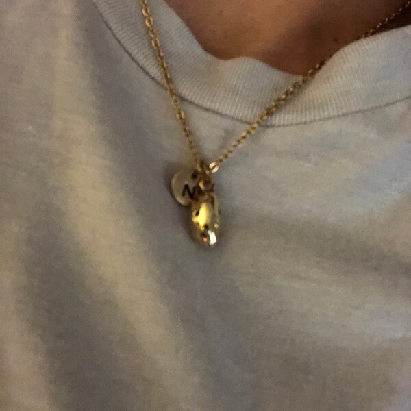 Potato Necklace SMALL Potato Charm Necklace Potato Jewelry Potato ...