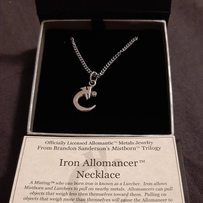 Mistborn Allomancer Necklaces, Officially Licensed With Brandon ...