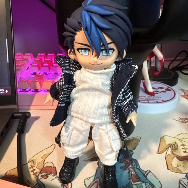 Handmade Head for FFXIV OC Character, With Figma Joint Moveable 11inch ...