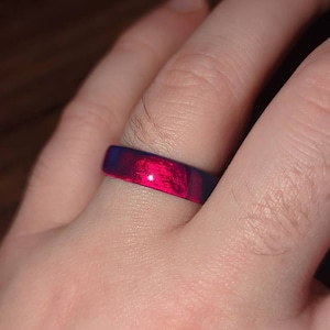 Elk Antler Ring W/ Carbon Fiber Stripes Elk Antler Rings - Etsy