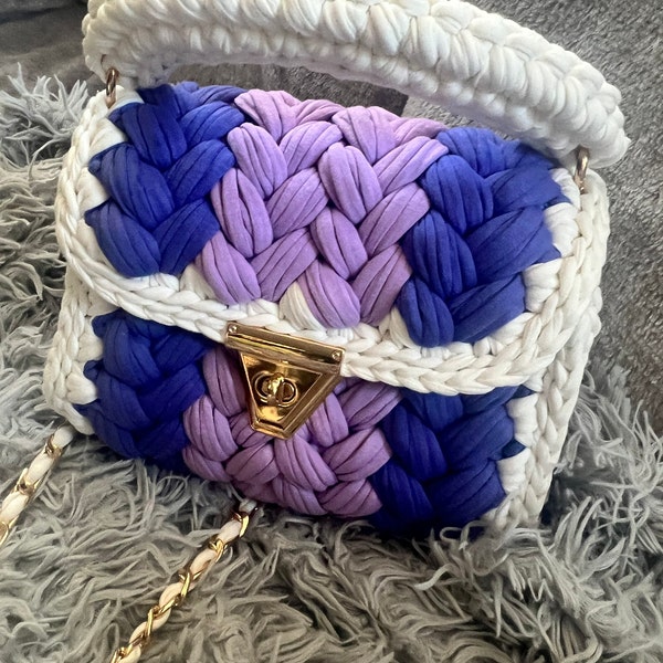 Crochet Raffia Oyster Shell Bag | Pearly Mussel Crossbody Bag | Knitted ...