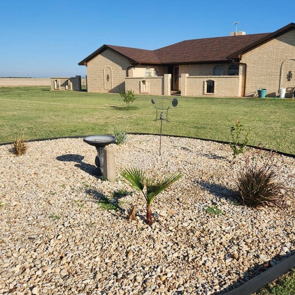 Garden Art Kinetic Wind Sculpture | Yard Art Metal Garden Decor With ...