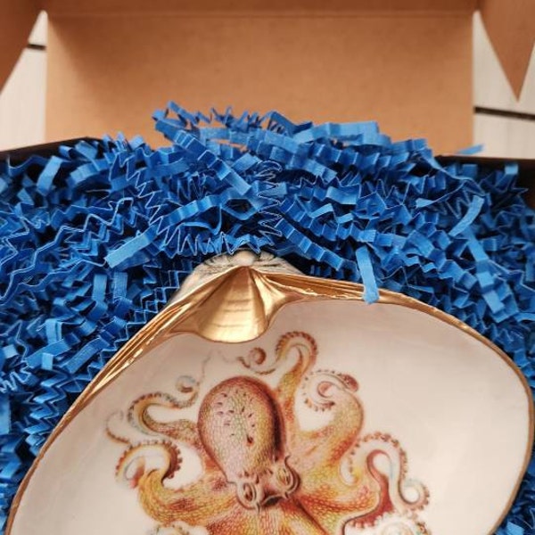Seashell Shadow Box, Tropical Fish Decor, Coastal Decor Wall Hanging ...