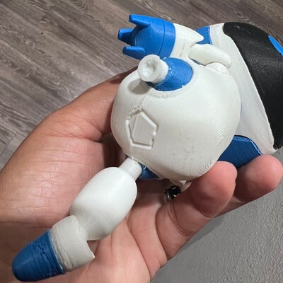 Astro's Playroom Inspired 3D Print Articulated Robot Astrobot ...