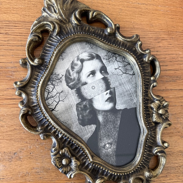 The Grief Handmade Baroque Frame, Complete With Prints, Glass and Metal ...