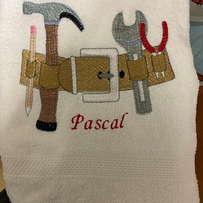 Handyman Tools Machine Embroidery Design, Tool Belt Embroidery Pattern ...