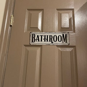 Shower This Way Metal Sign Arrow Pointing Right Rustic | Etsy