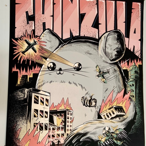 Funny Cool CHINZILLA | POSTER | Gift for Chinchilla Holders ...