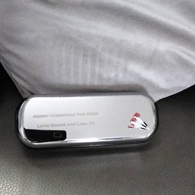 Personalised Spitfire Silver Finish High Quality Pocket Watch and Clip ...