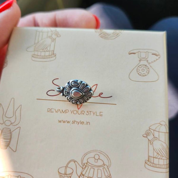 Mizoya Maa Durga Nose Clip on , 925 Handcrafted Sterling Silver Nose ...