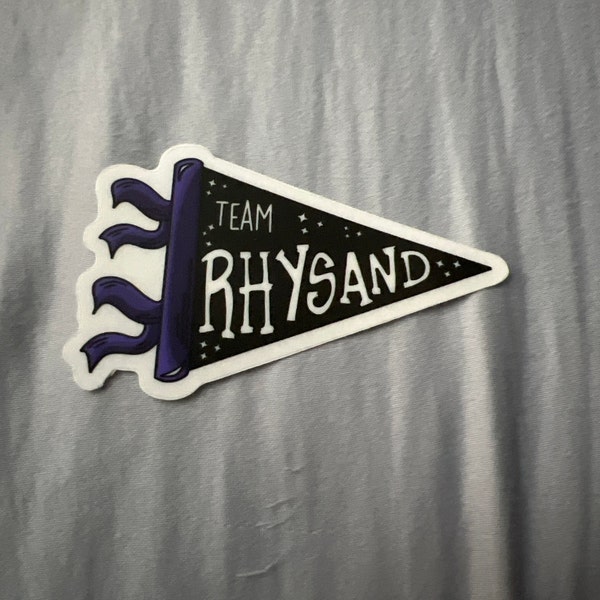 ACOTAR Team Rhysand Pennant Flag Bat Boy Officially Licensed Sarah J ...