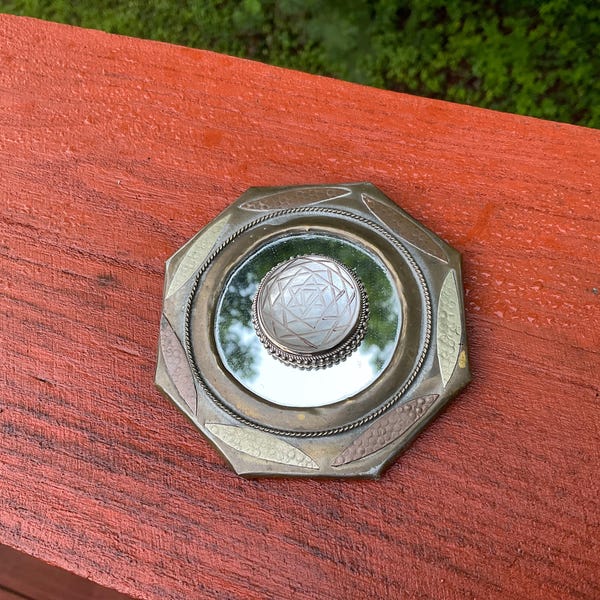 TRIBAL Silver PRAYER BOX * Vintage Prayer Box * India Tribal Protection ...