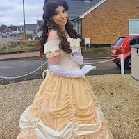 Handmade Cosplay Dolores Madrigal Costume, Dolores Encanto Dress ...