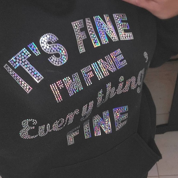 Custom Bling Iron on Transfer Personalize Decal Hot Fix DTF Company ...